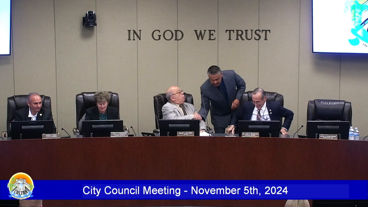 City of Colton - City Council Meeting - 11/5/2024