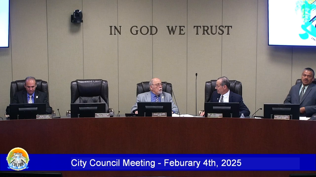 City of Colton - City Council Meeting - 2/4/2025